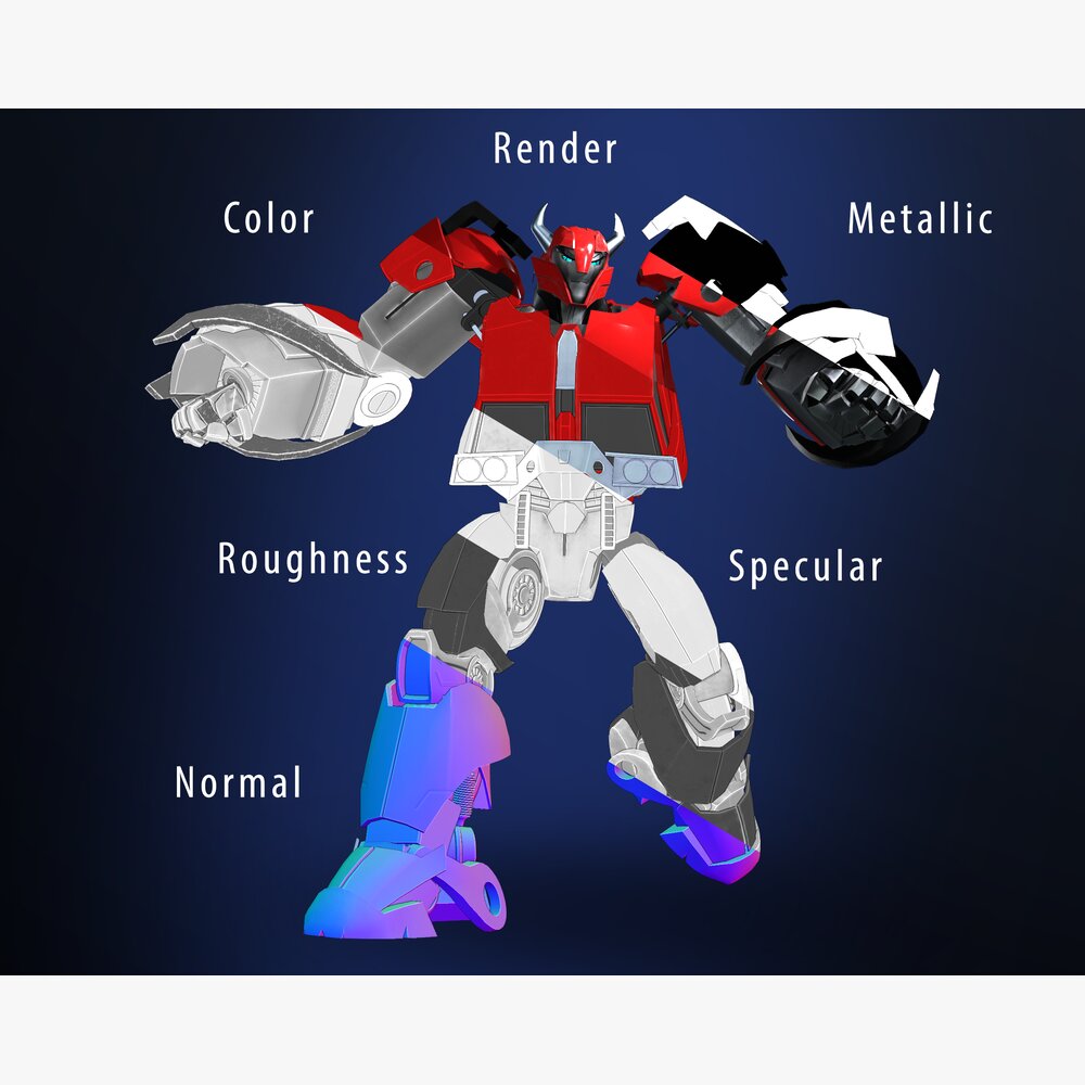 Cliffjumper – Transformers Prime Modelo 3D - Descargar Robots on ...