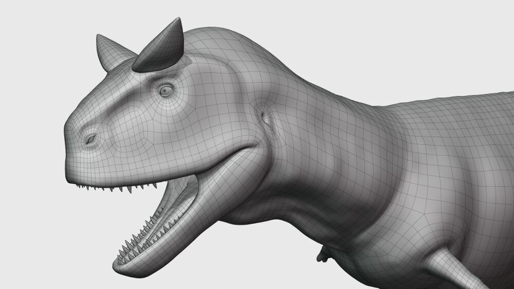 Carnotaurus Rig 3D model - Download Dinosaur on 3DModels.org