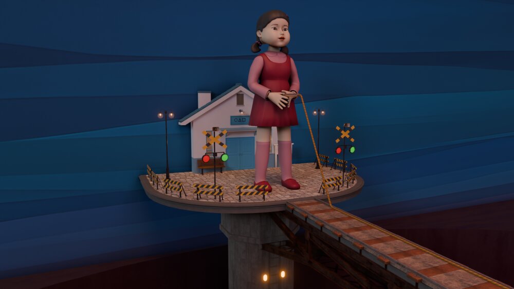 Squid Game Jump Rope Map 3D model - Download Game locations on 3DModels.org