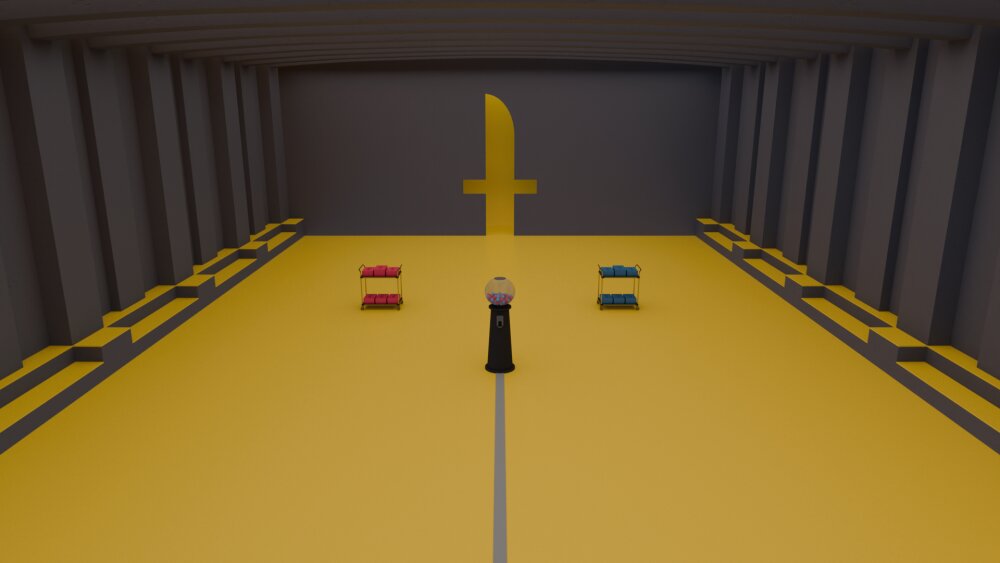Squid Game Key-Knife Hall 3D модель - Скачати Ігрові локації на ...