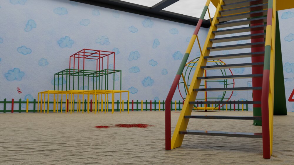 Squid Game Dalgona Playground Map 3D model - Download Game locations on ...