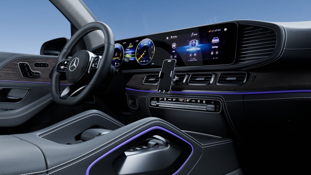 Interior de Coche Lujo con Panel Digital Modelo 3D - Descargar ...