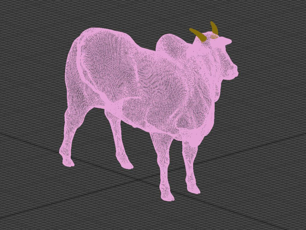 Cattle 3D model - Download Mammals on 3DModels.org