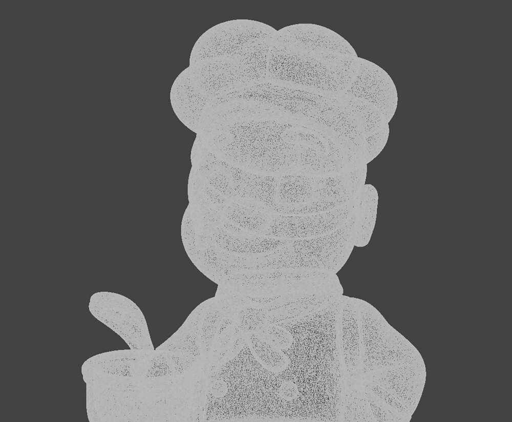 Chef Figurine with Pot and Spoon in Hand 3D Printing Model - Download ...