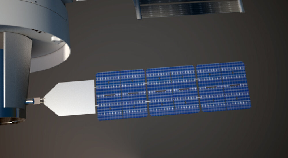 Orbital Reef Space Station with Boeing Starliner Docking Left 3D model ...