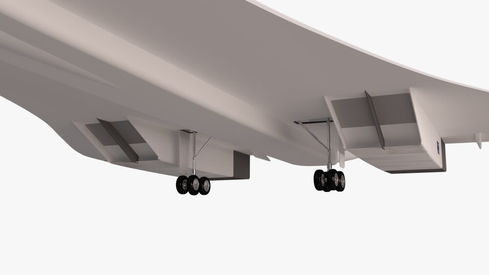 British Airways Concorde Supersonic Flight 3D model - Download Airliner ...