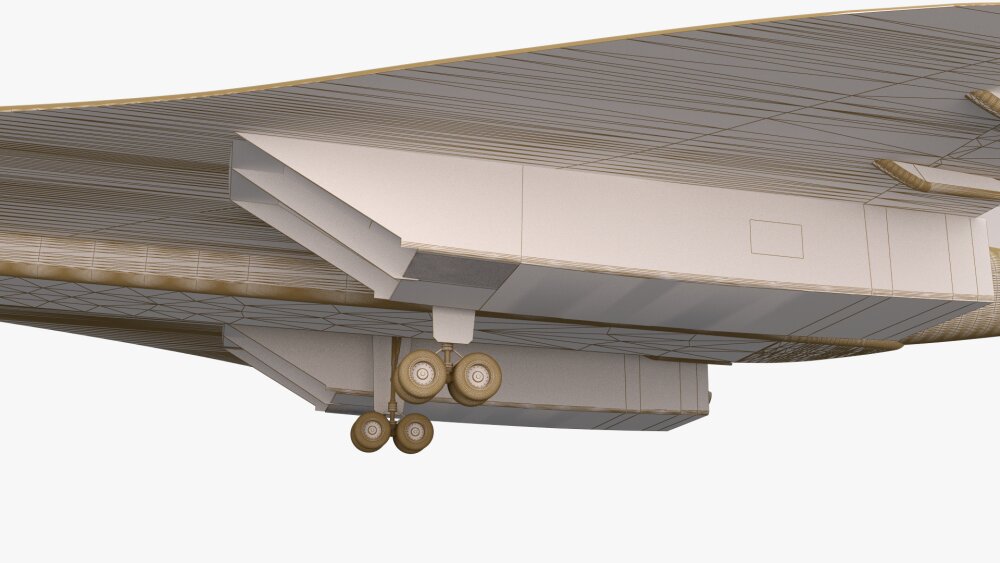 British Airways Concorde Supersonic Flight 3D model - Download Airliner ...