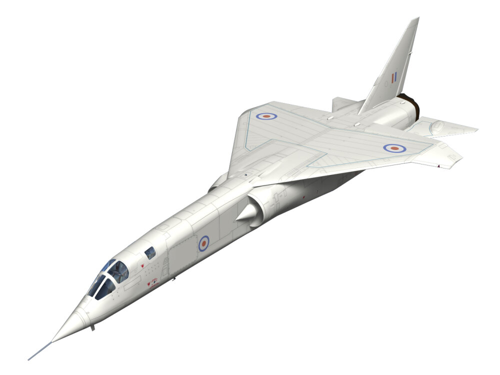 Bac TSR-2 3D model - Download Bomber on 3DModels.org