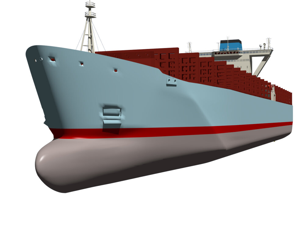 Container Ship 3D model - Download Cargo ship on 3DModels.org