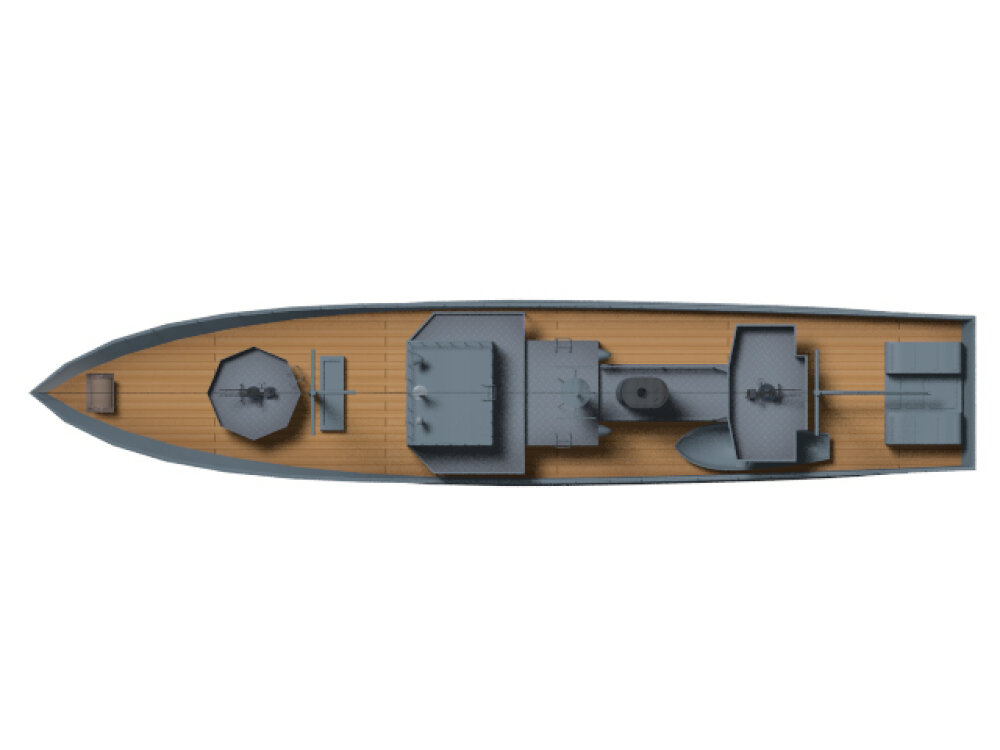 No1-class Auxiliary Patrol Boat 3D model - Download Motorboat on ...