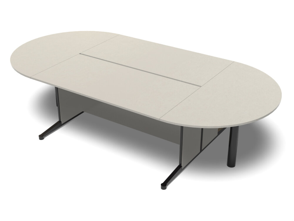 Table de Conférence Ovale Extensible Modèle 3D - Télécharger Table on ...