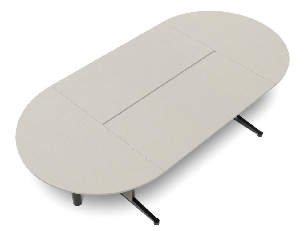 Table de Conférence Ovale Extensible Modèle 3D - Télécharger Table on ...