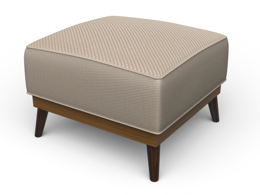 Ottoman with Textured Cushion 3D model - Download Ottoman on 3DModels.org