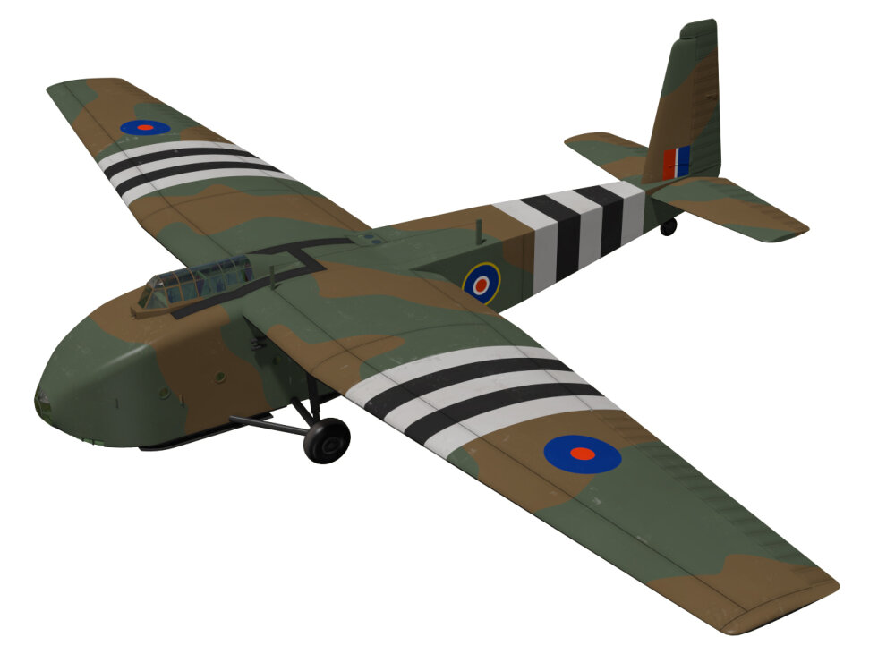 General Aircraft GAL49 Hamilcar 3D model - Download Transport on ...