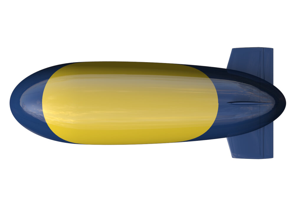 Airship 3D model - Download Light Aircraft on 3DModels.org