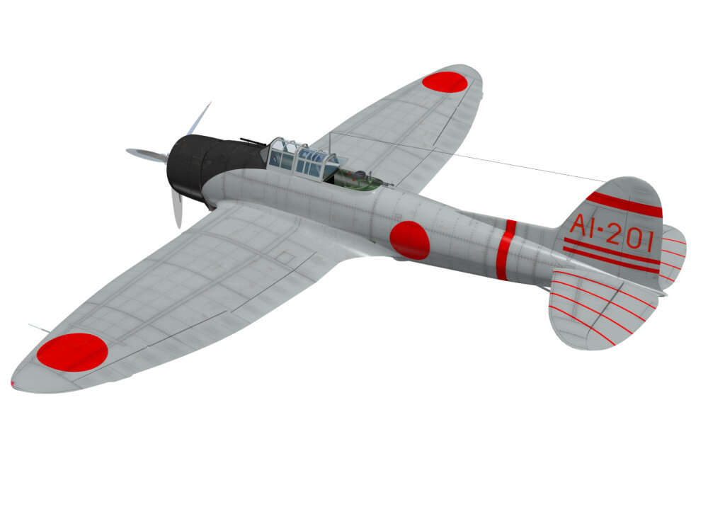 Aichi D3A Type 99 Bomber Val 3D model - Download Bomber on 3DModels.org