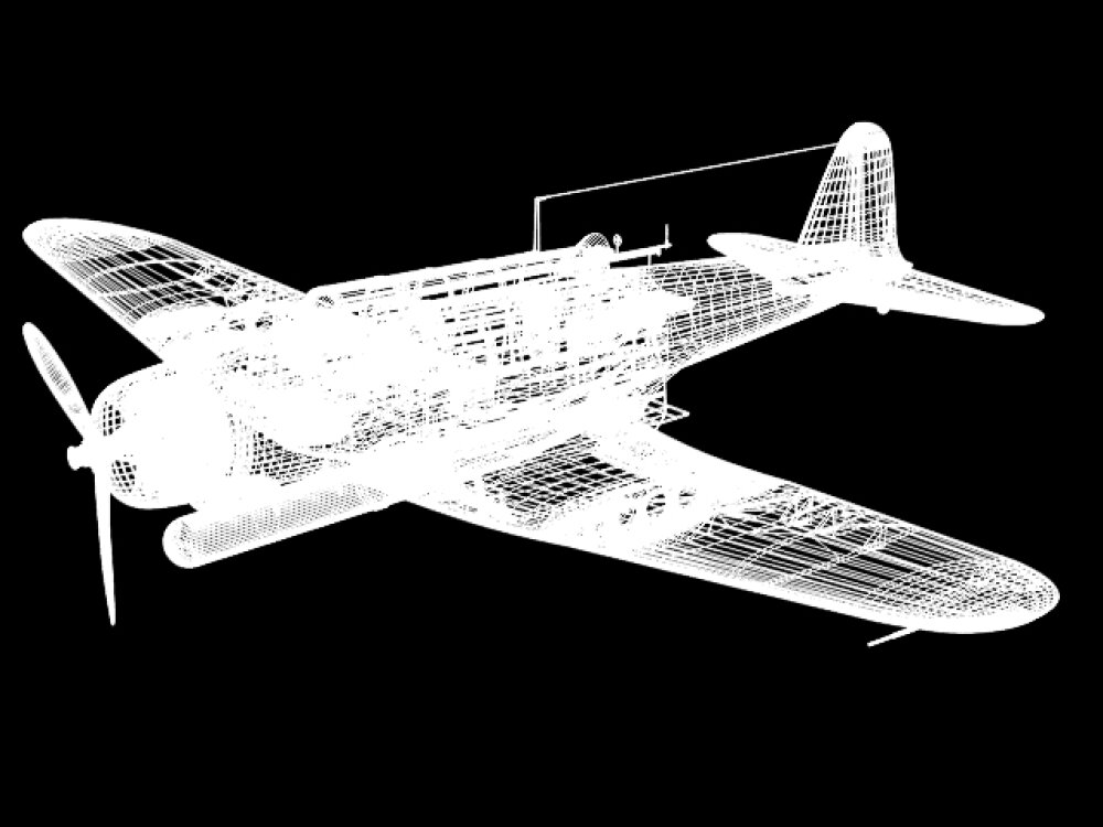 Nakajima B5MN Kate Type 3 3D model - Download Bomber on 3DModels.org