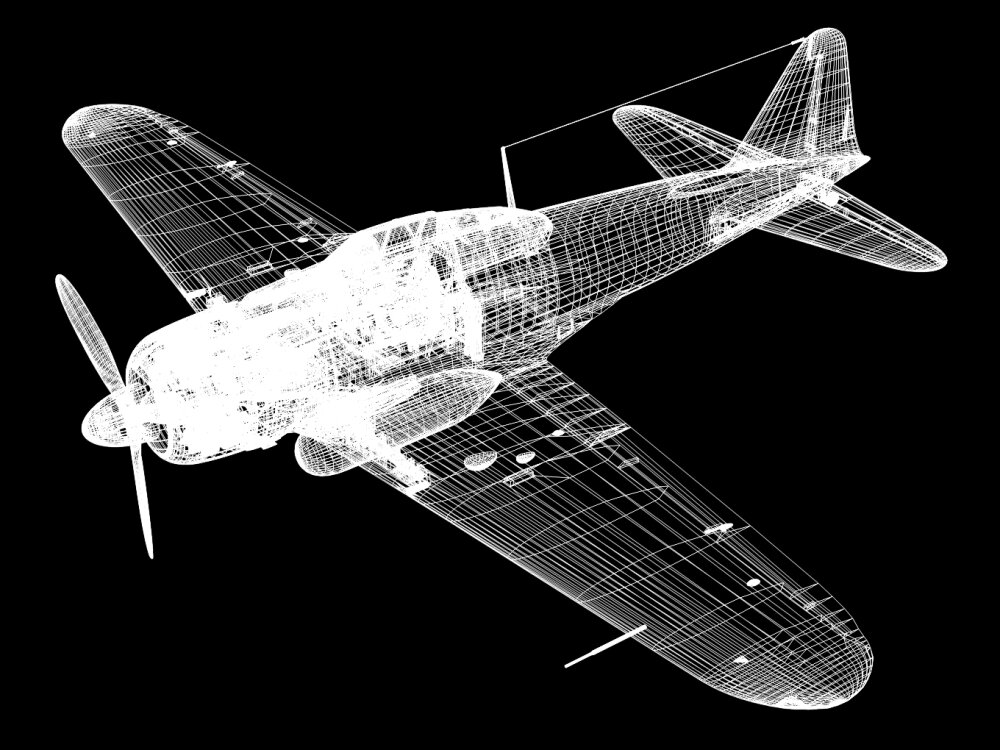 A6M3 Zero Fighter Type 22 3D model - Download Fighter on 3DModels.org