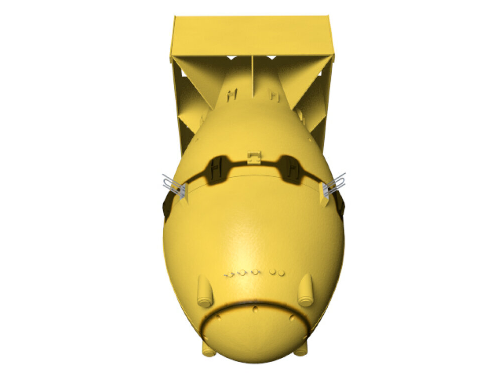Fat Man Atomic Bomb 3D model - Download Bombs on 3DModels.org