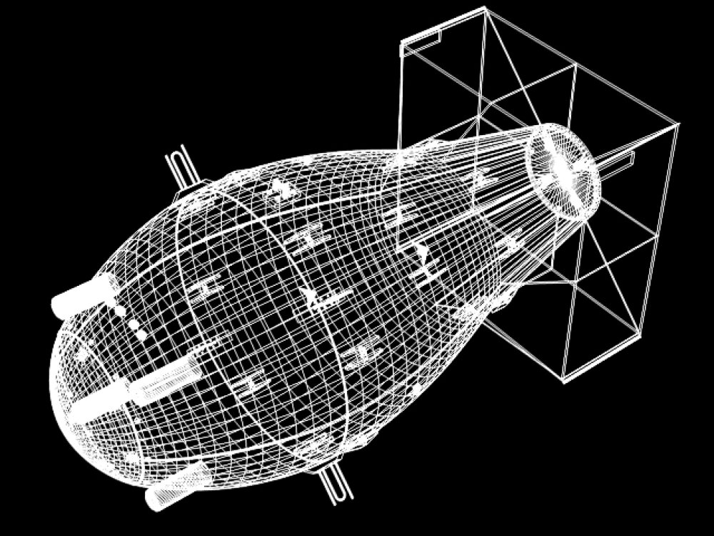 Fat Man Atomic Bomb 3D model - Download Bombs on 3DModels.org