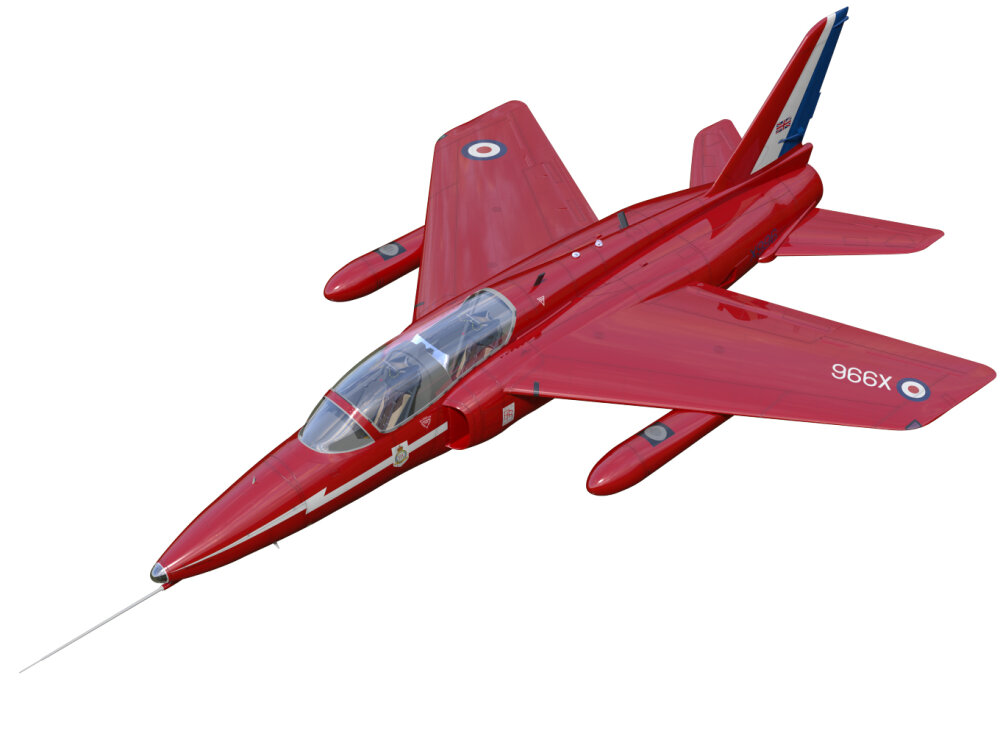 Folland Gnat T1 3D model - Download Fighter on 3DModels.org