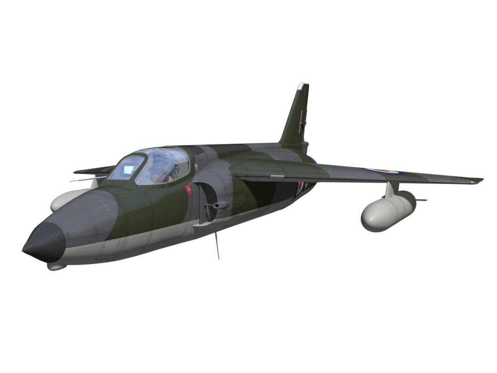 Folland Gnat F.1 3D model - Download Fighter on 3DModels.org