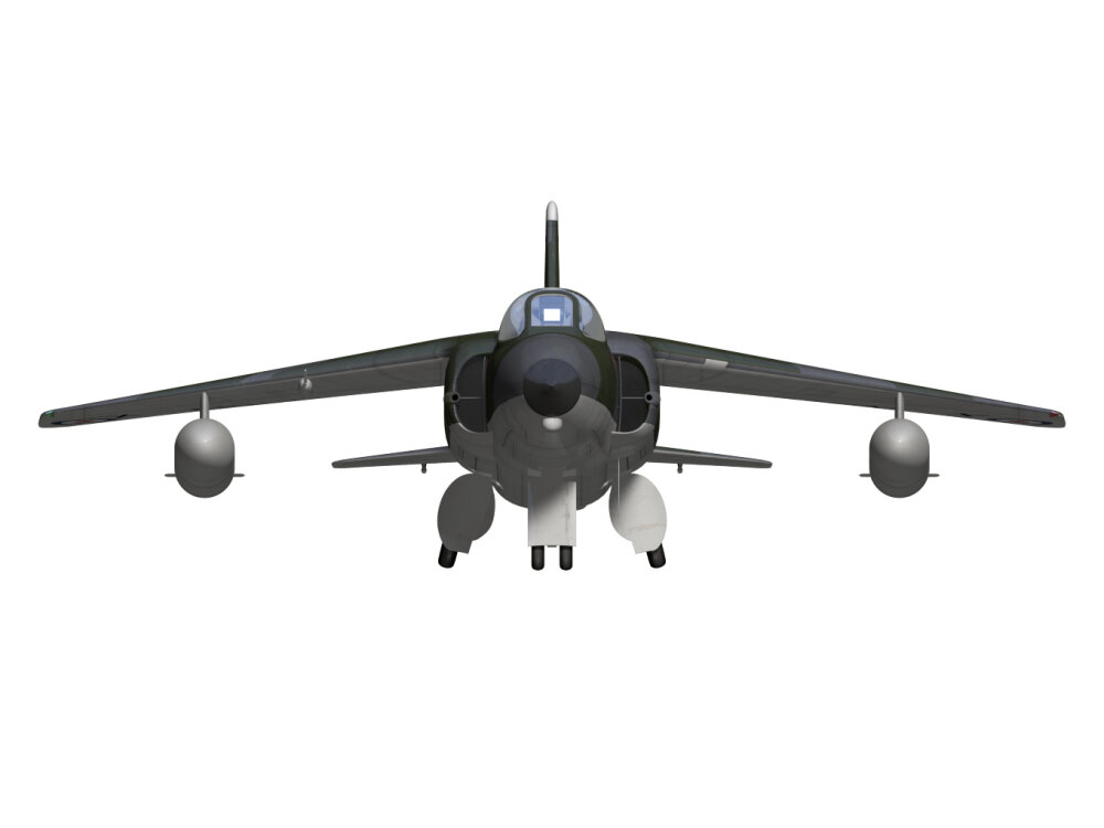 Folland Gnat F.1 3D model - Download Fighter on 3DModels.org
