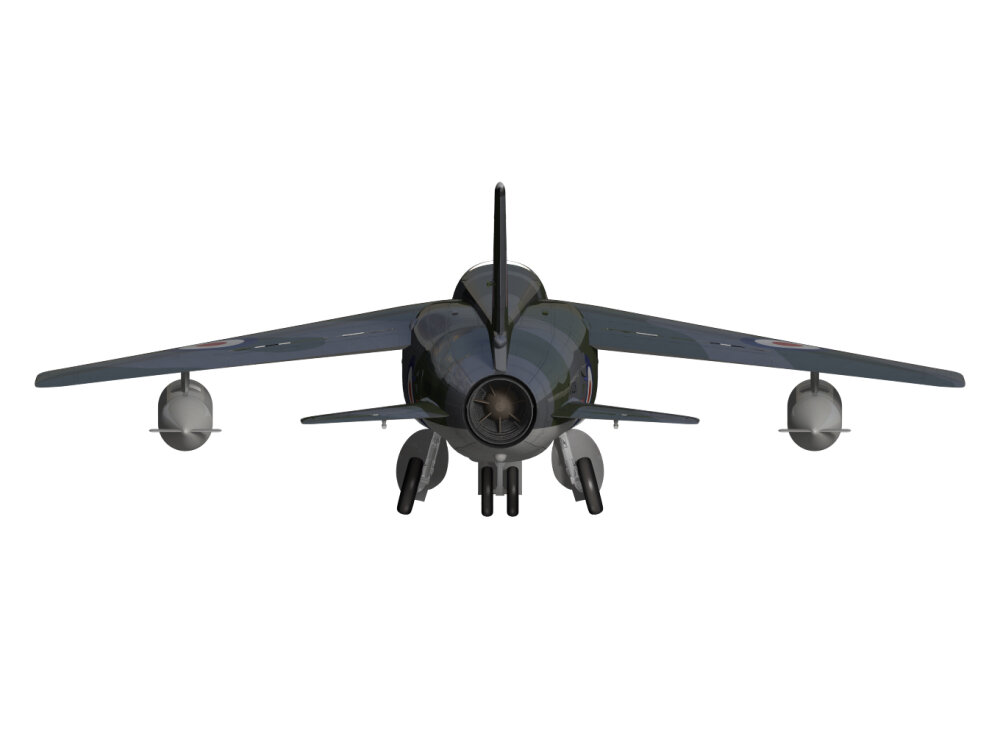 Folland Gnat F.1 3D model - Download Fighter on 3DModels.org