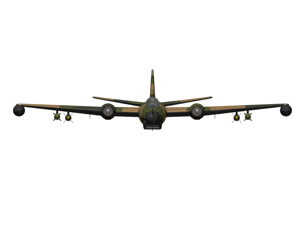 Martin B-57G Canberra 3D model - Download Bomber on 3DModels.org