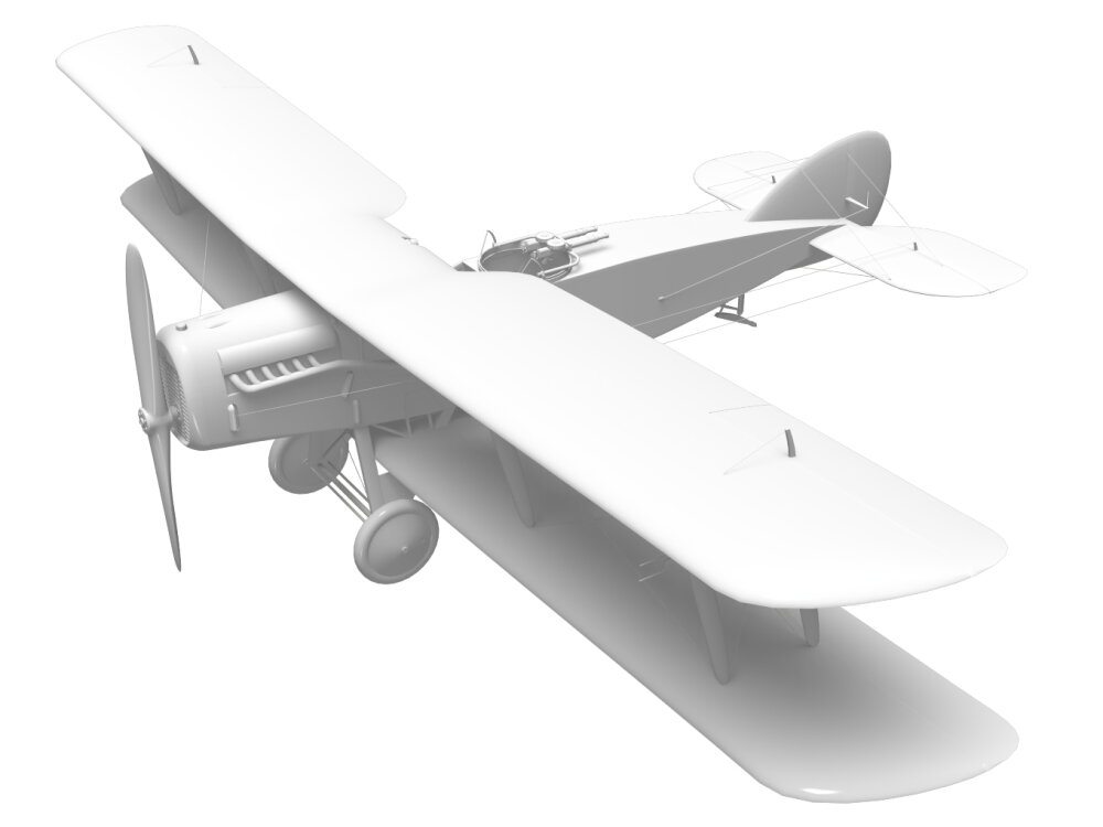 Bristol F2B Fighter 3D model - Download Fighter on 3DModels.org