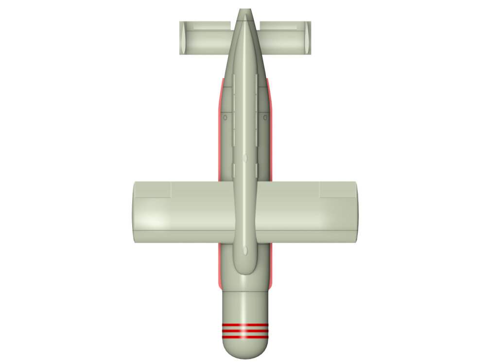 Type I-1 Otsu Wireless Guided Missile 3D model - Download Cruise ...