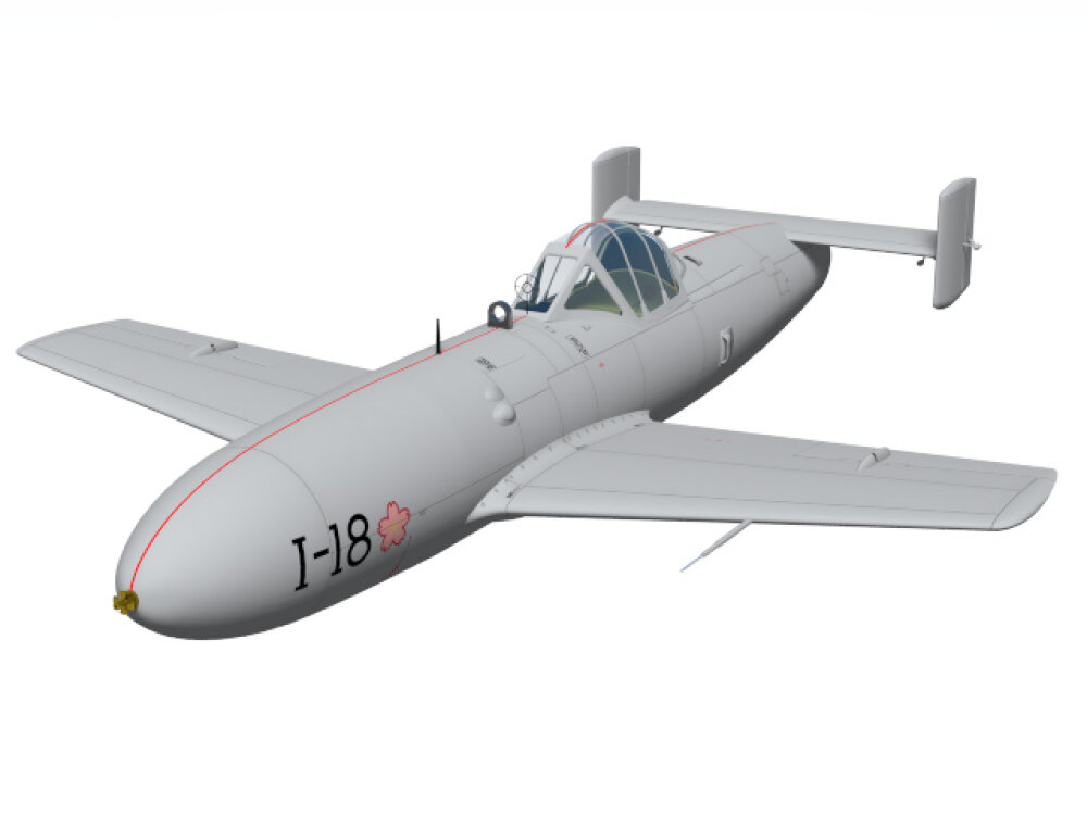 Cherry Blossom MXY-7 Type 11 Японский Самолет 3D модель - Скачать ...