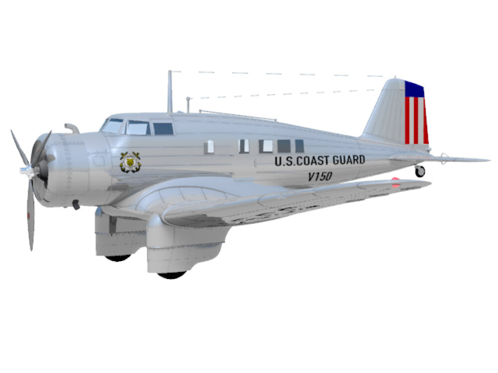 Northrop Delta 3D model - Download Light Aircraft on 3DModels.org