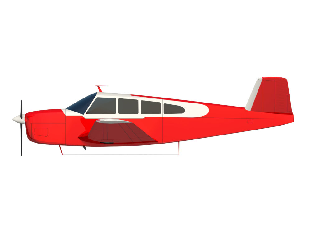 Beechcraft Bonanza 3D model - Download Light Aircraft on 3DModels.org