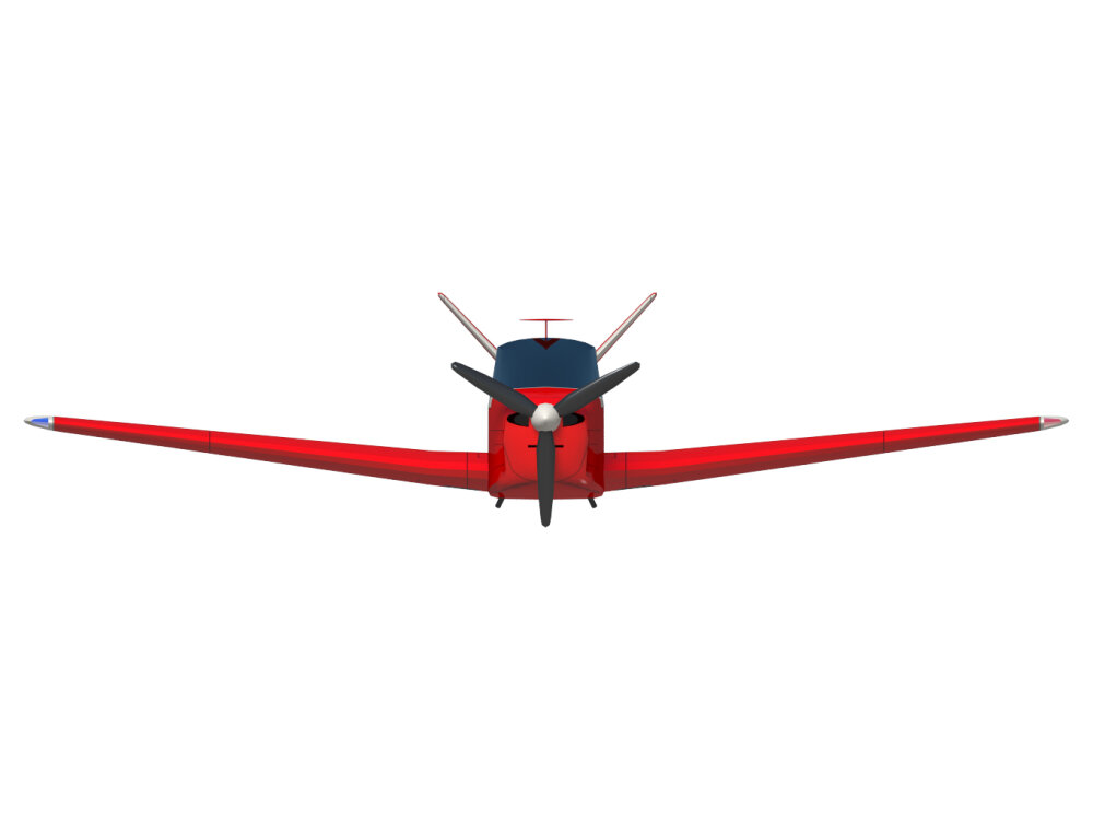 Beechcraft Bonanza 3D model - Download Light Aircraft on 3DModels.org