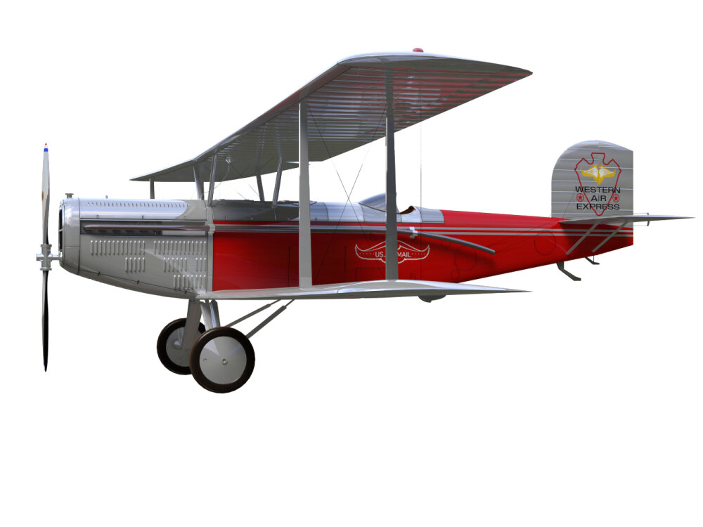 Douglas M2 3D model - Download Light Aircraft on 3DModels.org