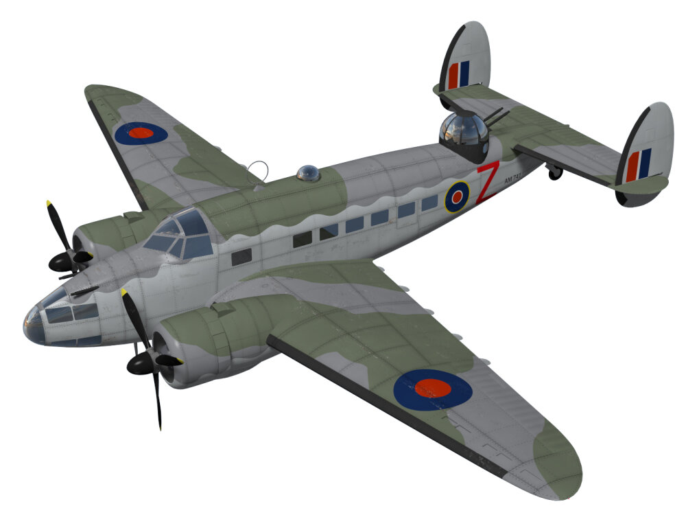 Lockheed Hudson 3D model - Download Bomber on 3DModels.org