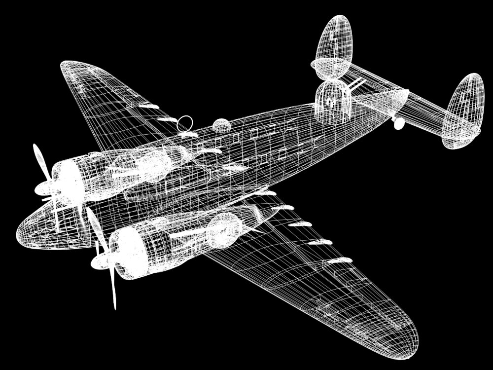 Lockheed Hudson 3D model - Download Bomber on 3DModels.org
