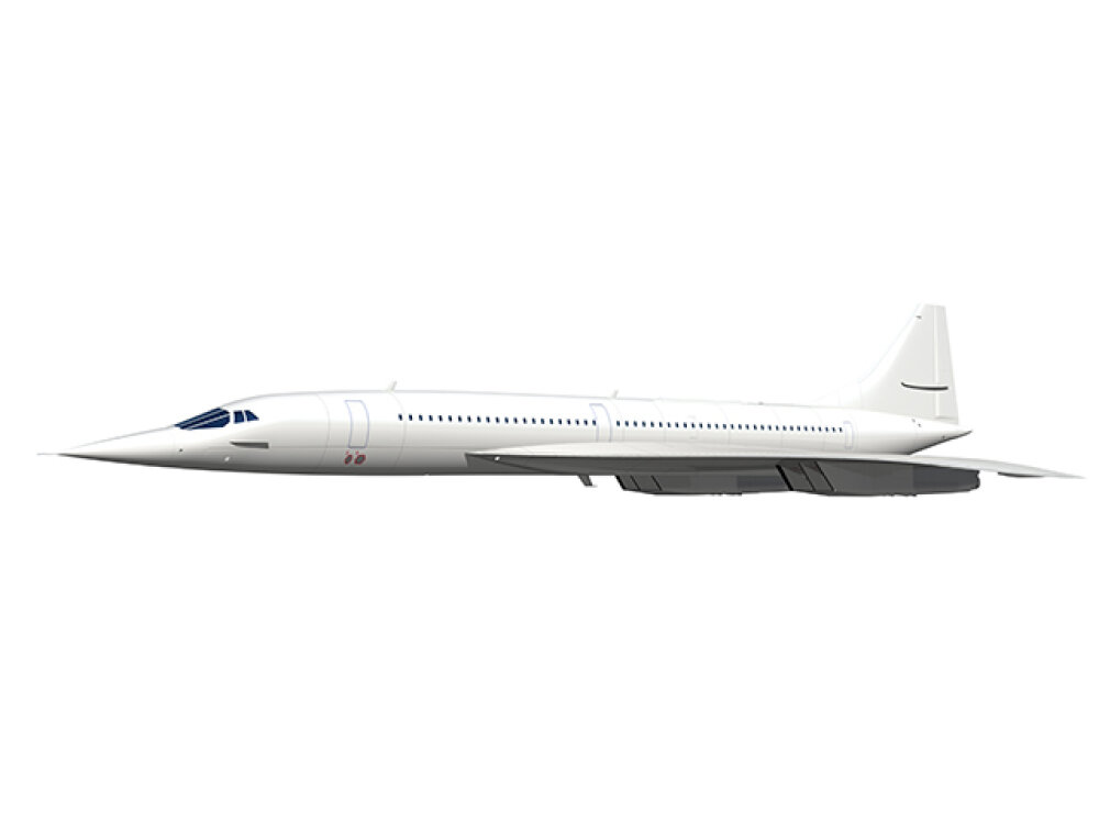 Supersonic Passenger Plane Concorde 3D model - Download Airliner on ...