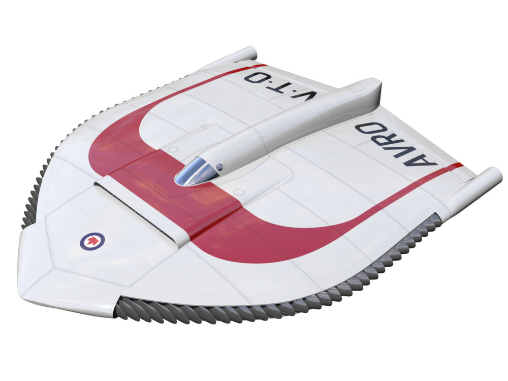 Avro Canada Project Y 3D model - Download Fighter on 3DModels.org