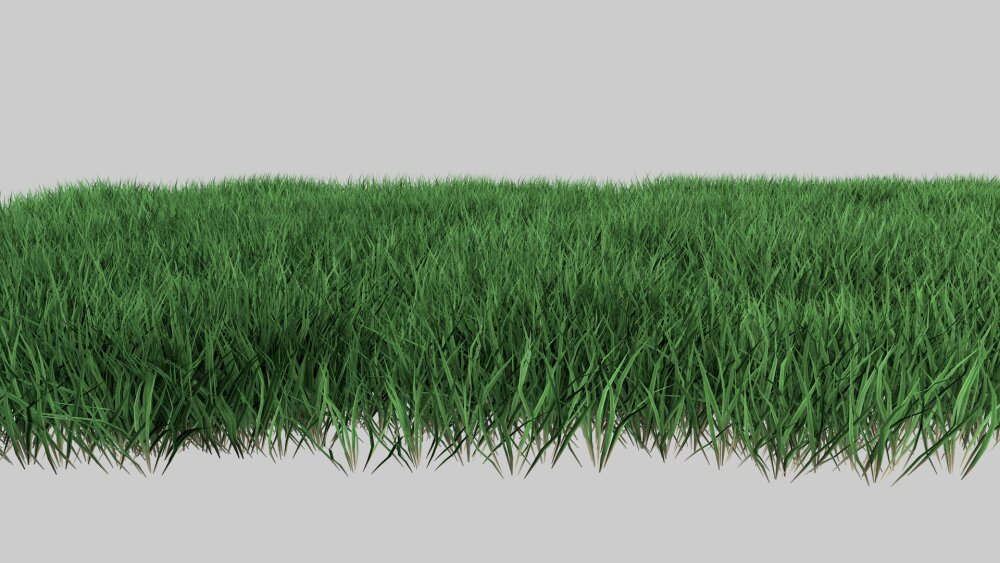 Lawn Grass Patch – Realistic Green Grass 3D model - Download Grass on ...