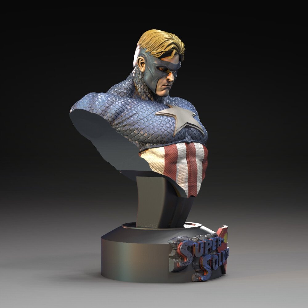 Super Soldier 3D 打印模型 - 下载 STL 文件用于打印 - 3DModels.org