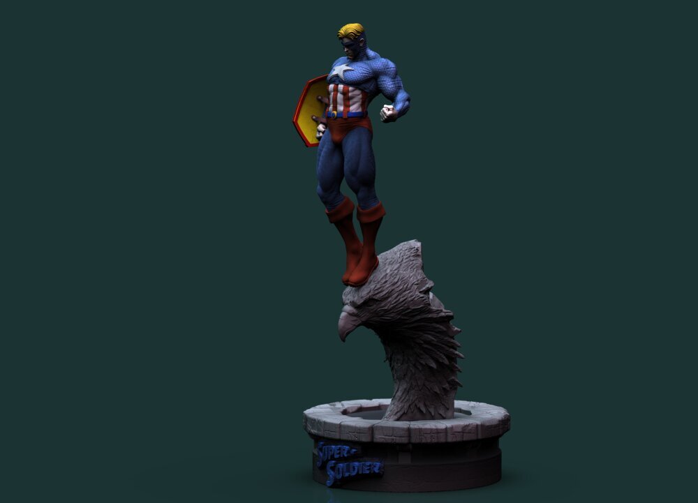 Super Soldier 3D 打印模型 - 下载 STL 文件用于打印 - 3DModels.org