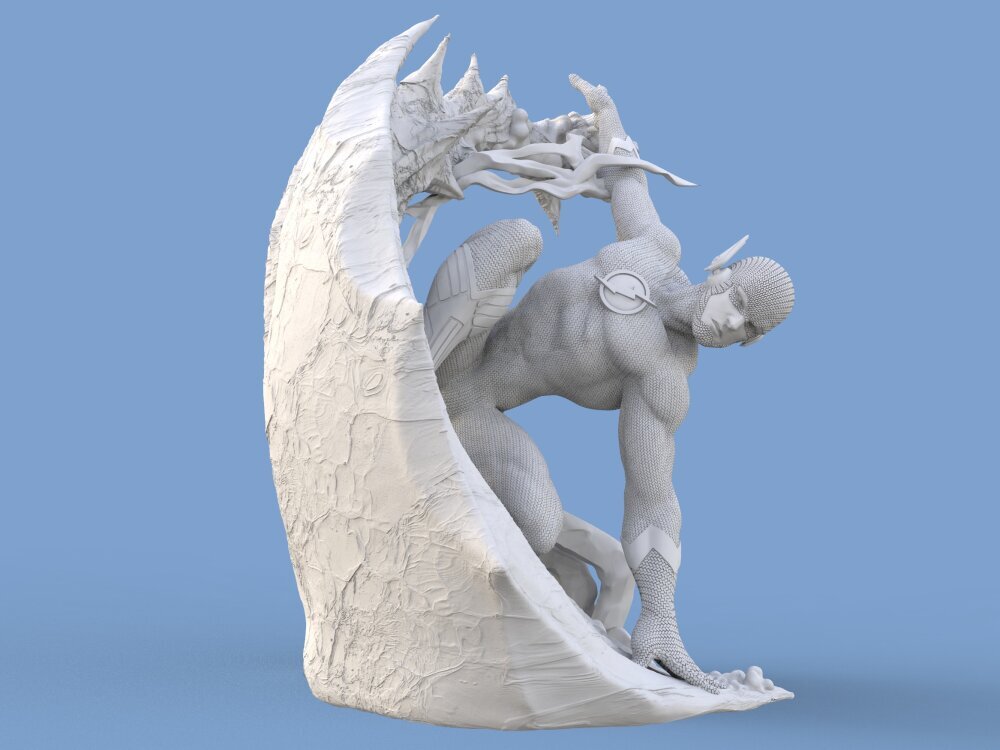 Modelo Flash DC Comics Justice League para Impresión 3D - Descarga ...