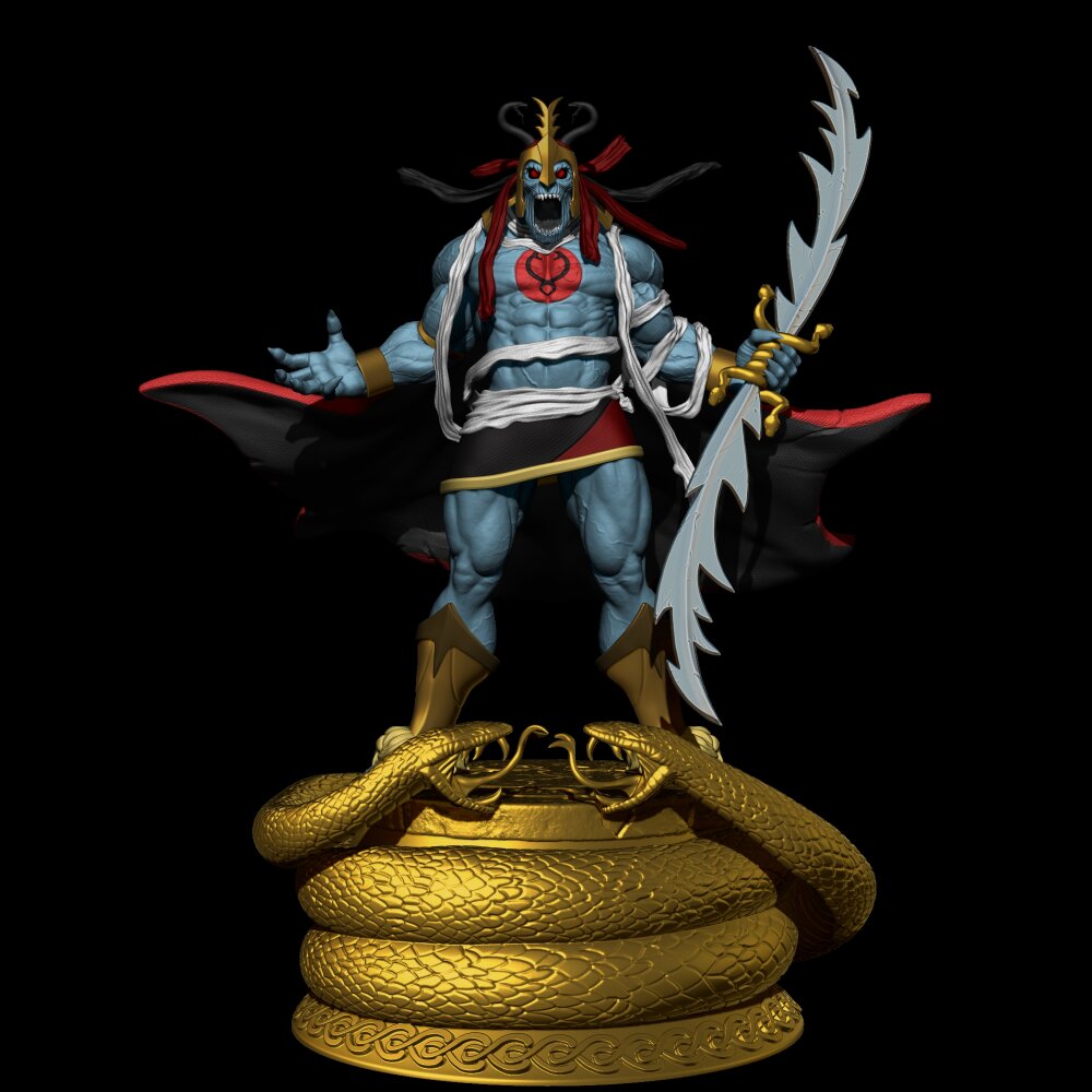 Mumm Ra Thundercats 3D Printing Model - Download STL file for Printing ...