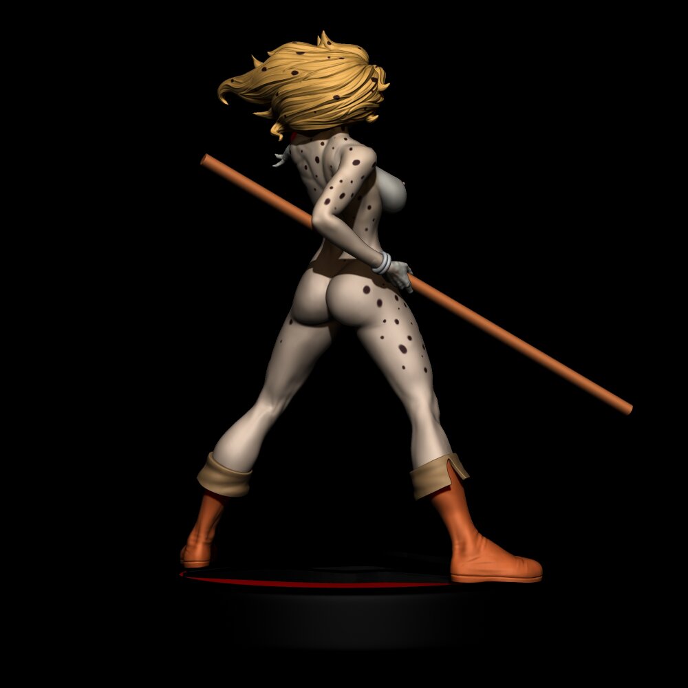 Cheetara from Thundercats 3D 프린팅 모델 - 인쇄용 STL 파일 다운로드 - 3DModels.org