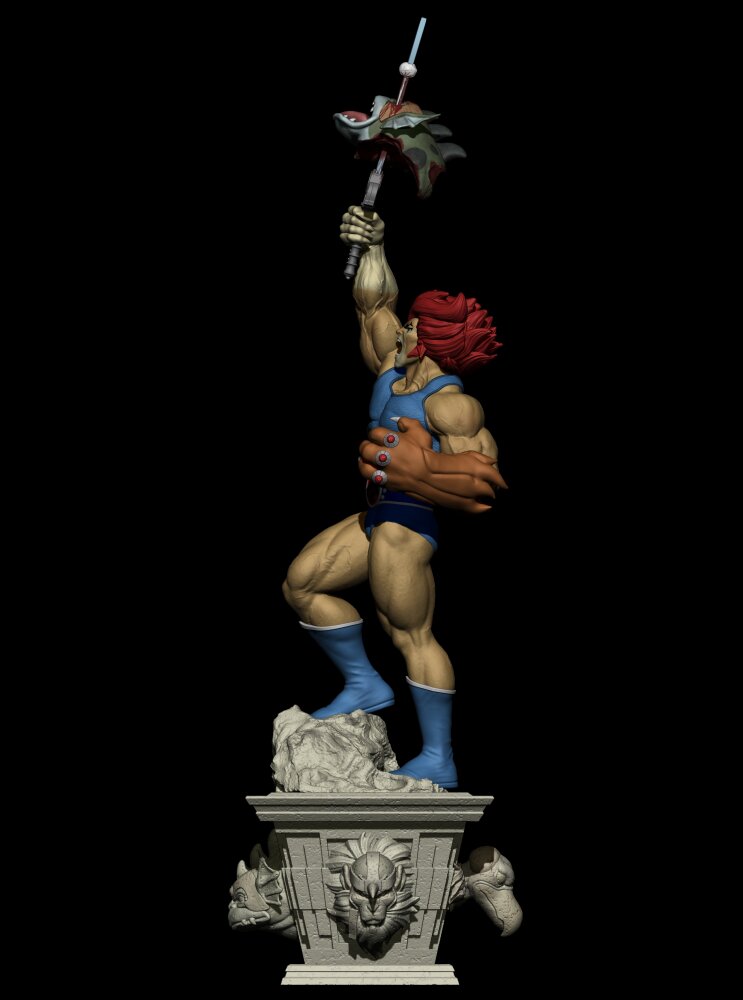 Lion O from Thundercats 3D Printing Model - Download STL file for ...