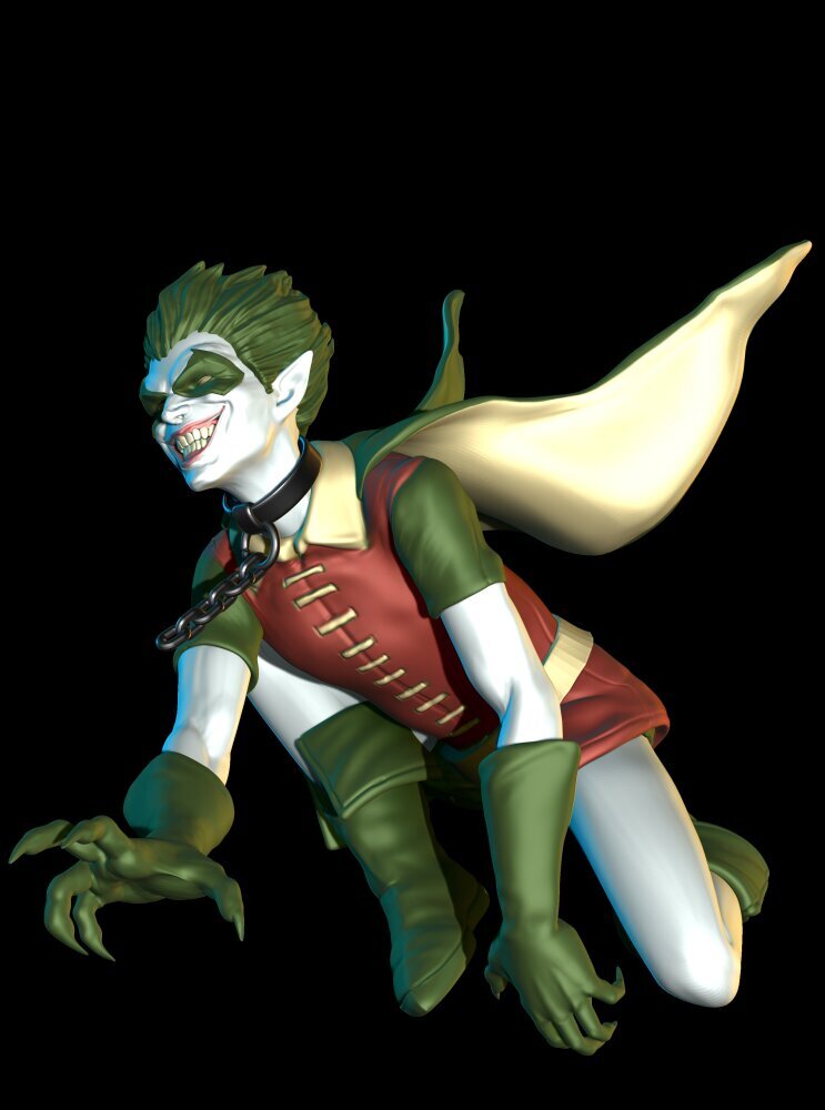 Robin Batman Who Laughs 3D model - Download Mythological creatures on ...