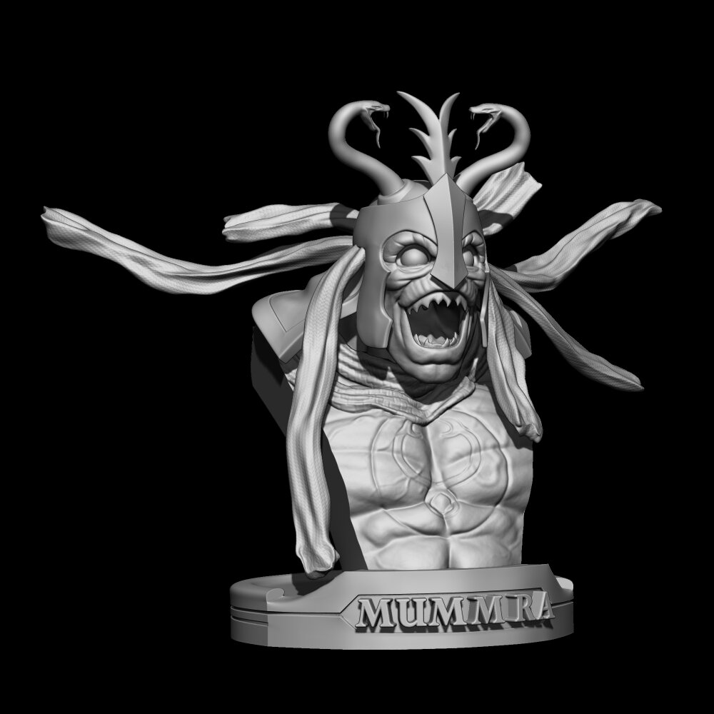Bust Mumm Ra Mumra Thundercats 3D Printing Model - Download STL file ...