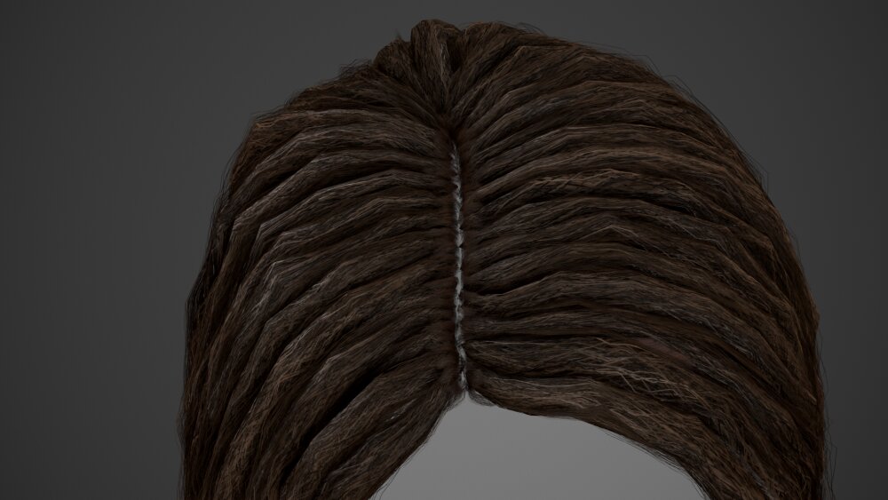 Male Dreadlocks Hairstyle Modelo 3D - Descargar Character on 3DModels.org
